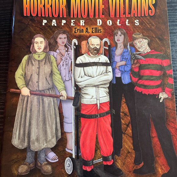 Other | Great Horror Movie Villains Paper Doll Book By Erin Aellis ...
